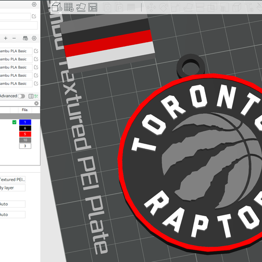 🗝️ NBA toronto raptors keychain Badge Printable and Renderable・Fichier ...