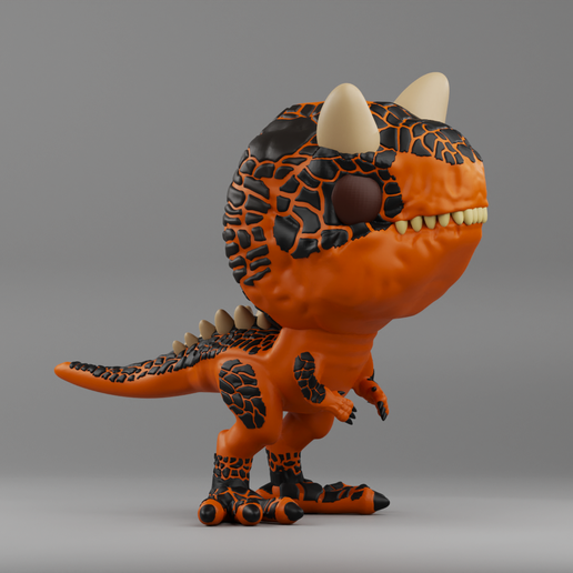 🦖 Carnotaurus Funko pop from the Jurassic era・ STL File for 3D printing ...
