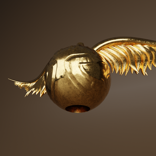🎄 CHRISTMAS GOLDEN SNITCH・ STL File for ・Cults