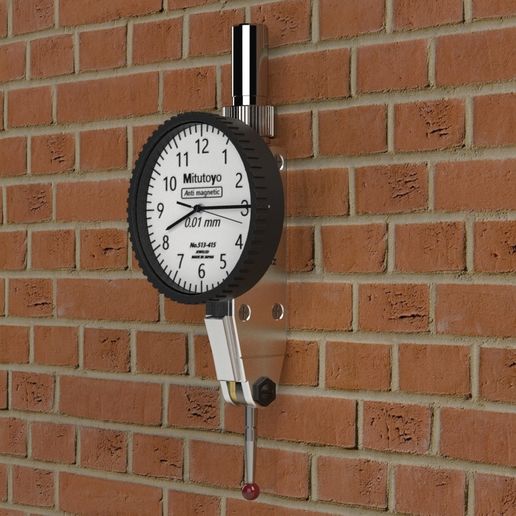 🕰️ Project Dial Indicator Wall Clock・ STL File for 3D printing and CNC ...