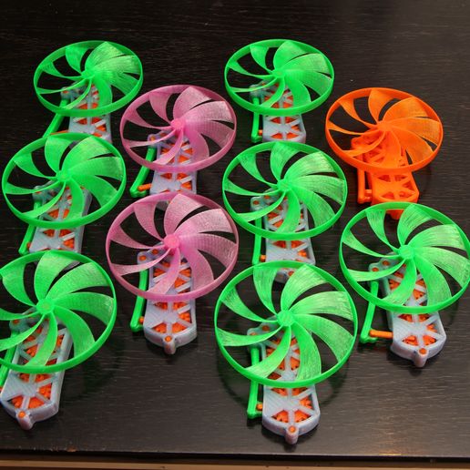 🆕 Squeeze fan - New waterproof fan!(screwless)・3D Print・Cults