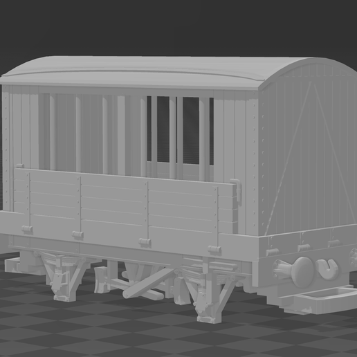 🍗 HO/OO TTTE S8 Poultry Van Hook & Loop・ STL File for 3D printing・Cults