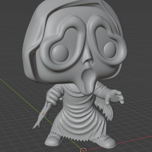 👻 FUNKO GHOST FACE・ STL File for 3D printing・Cults