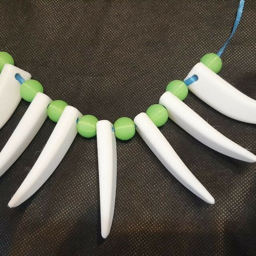 🏝️ Tiki fangs necklace Easter Island / Easter Island・Free STL File for ...