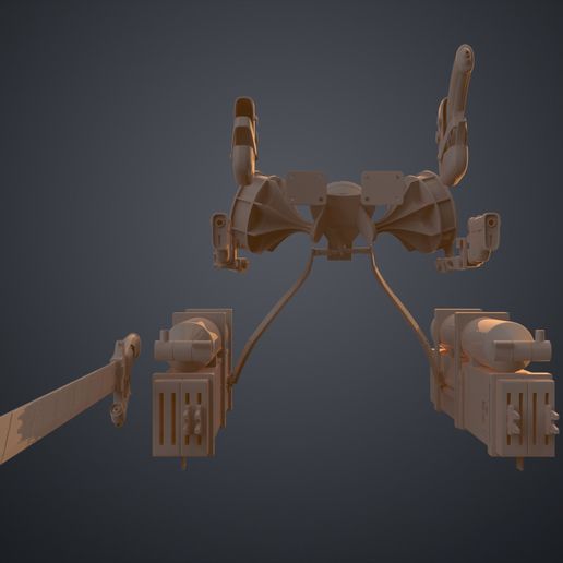 ⚙️ ODM Gear and Swords - Attack on Titan・ 3D File for 3D printing・Cults