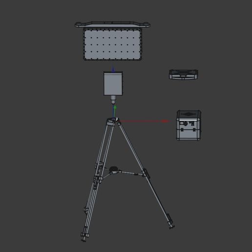 🌆 Ground Surveillance Radar - Ground Observer 12 (GO12) 1:35・ STL File ...