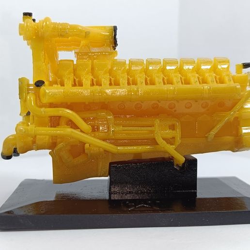 🐛 C175-20 DIESEL ENGINE・ STL File for 3D printing・Cults