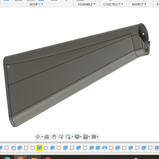 👽 M16 style stock AR15 (A1) rifle length・ STL File for 3D printing・Cults