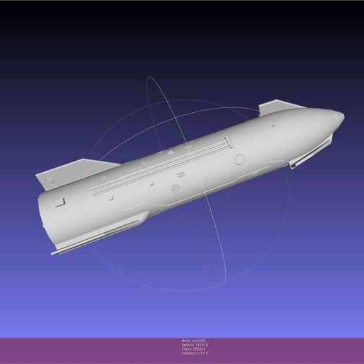 🛰 Space X Starship SN20 Printable Model・ STL File for ・Cults