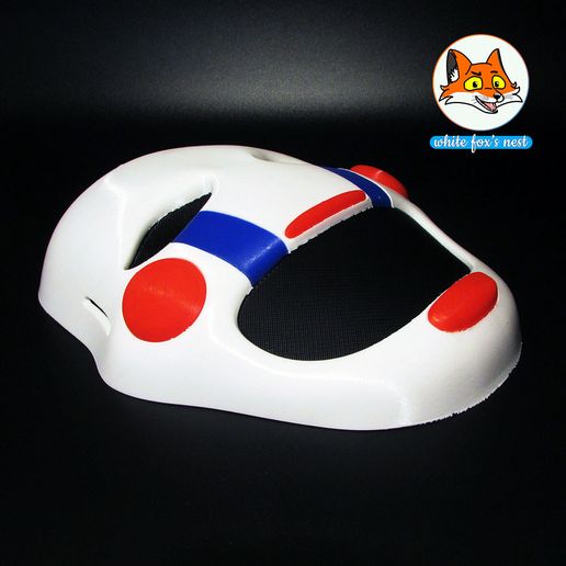 🎭 Puppet Mask - FNAF Cosplay・ STL File for 3D printing・Cults