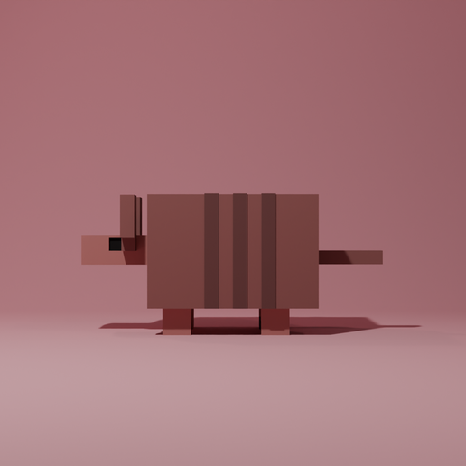 🎮 Armadillo Minecraft・ STL File for 3D printing・Cults