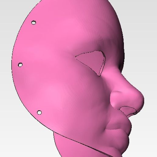 Free STL file Mask v1 for 3d printing・3D printing template to download・Cults