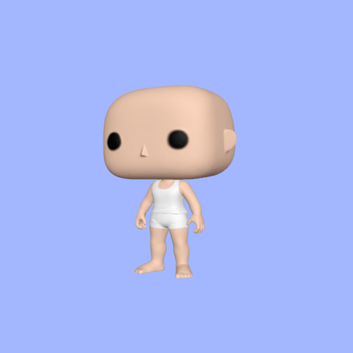 Archivo 3D Funko Pop Oficial Base Femenina 👾 ・Plan para descargar y ...