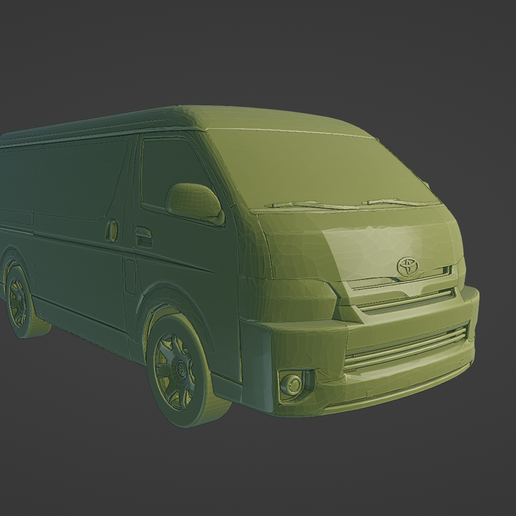 STL file Toyota Hiace 🚗 (OBJ, 3MF, and GCODE)・Template to download and ...