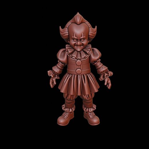 👤 Pennywise Figure・ 3D File for 3D printing・Cults