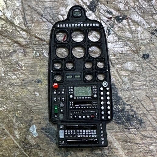 🚁 Hughes 500D Helicopter Instrument Panel・ STL File for ・Cults