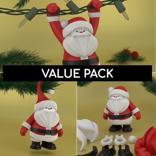 Archivo 3D Build a santa - Value Pack 🎅 ・Objeto para impresora 3D para ...