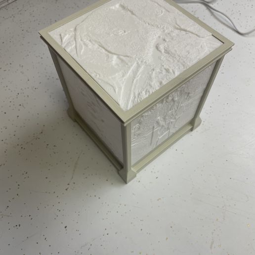 📦 Photo Box (Shadow Box) Lamp Frame and Lid・ STL File for 3D printing・Cults