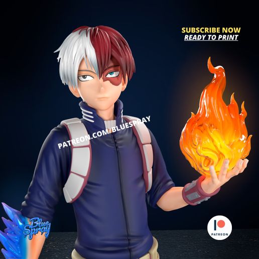 🗿 SHOTO TODOROKI・ STL File for 3D printing・Cults