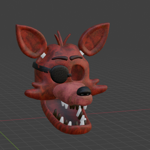 🆒 Foxy Cosplay Head – 3D Printable Mask Model (Life-Sized)・ STL File ...