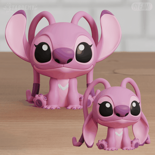 👼 Angel Chibi Stitch 2 Models Fanart Disney・ 3D File for 3D printing・Cults