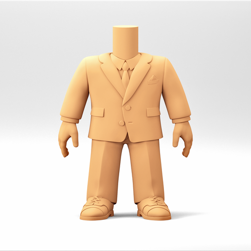 ♂️ Un cuerpo masculino en un Funko POP Style. MB_01・Archivo STL para ...