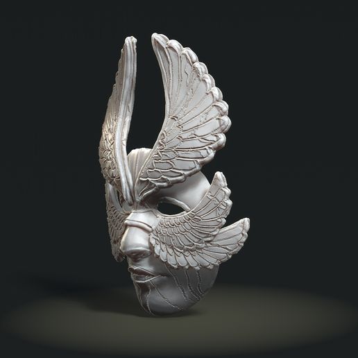 🧑‍🎨 The Artist Masquerade Mask・ STL File for 3D printing・Cults