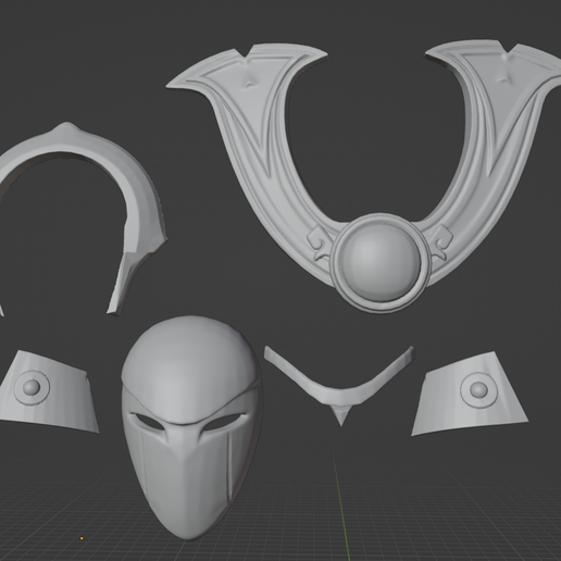 STL file Fortnite void oni mask 🦸 ・3D print object to download・Cults