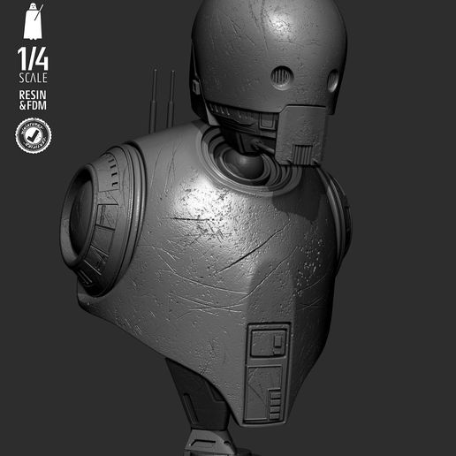 👤 K2S0 PORTRAIT BUST - TESTED AND READY FOR 3D PRINTING・ 3D File for 3D ...