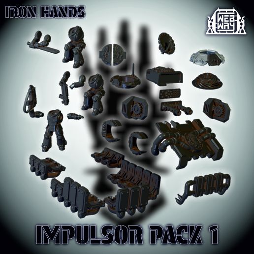 📦 Improvement package for the Iron Hands Gravity APC 1・ STL File for 3D ...