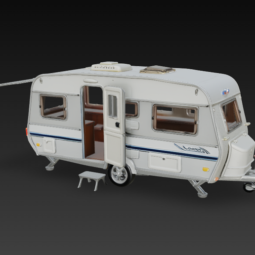 🆓 MINIATURE CARAVAN 1 IDEAL FOR DECORATION AND COLLECTIBLES・ STL File ...
