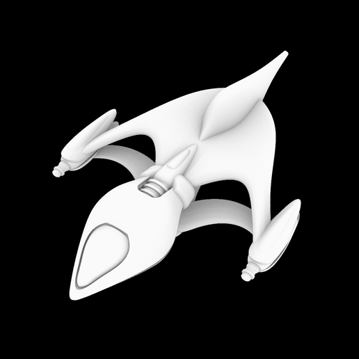 ⭐ Minbari White Star Fighter・Free STL File for 3D printing・Cults