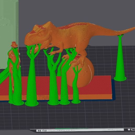 🎪 Circus Trained T-rex・ STL File for 3D printing・Cults