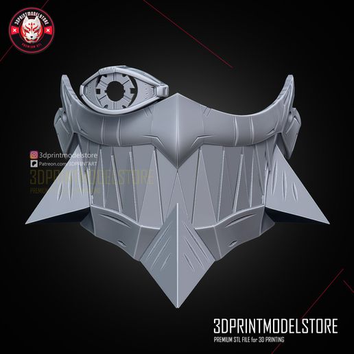 3D file Dandadan Umbrella Boy Cosplay Mask - Unji Zuma - Dandadan ...