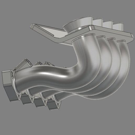 🚙 TU5JP4 / TU5JP4U Performance Intake Manifold – 3D Printable High-Flow ...