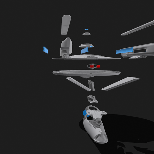 ⭐ Enterprise A KIT・ 3D File for 3D printing・Cults