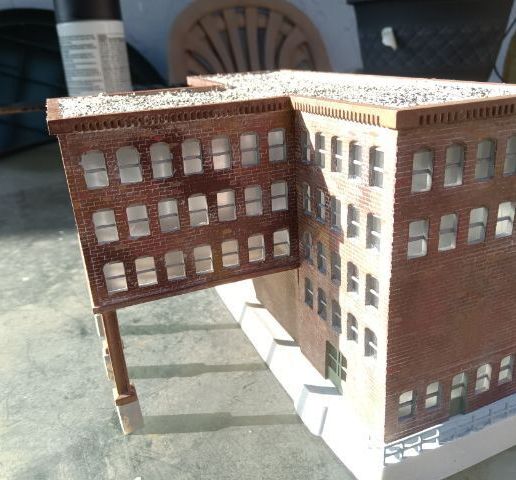 🏗️ N Scale Industrial T-shape building・ 3D File for 3D printing・Cults