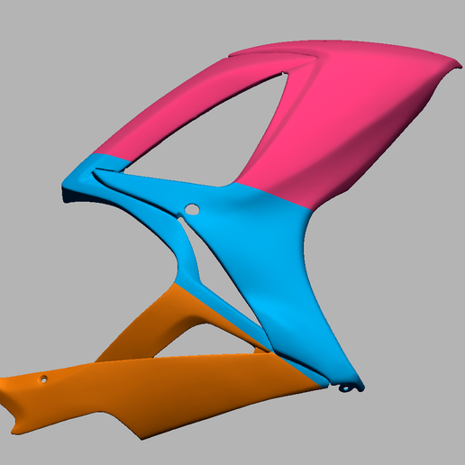 👽 Suzuki GSX-R 600 (K9) side panel Fairings・ STL File for 3D printing・Cults
