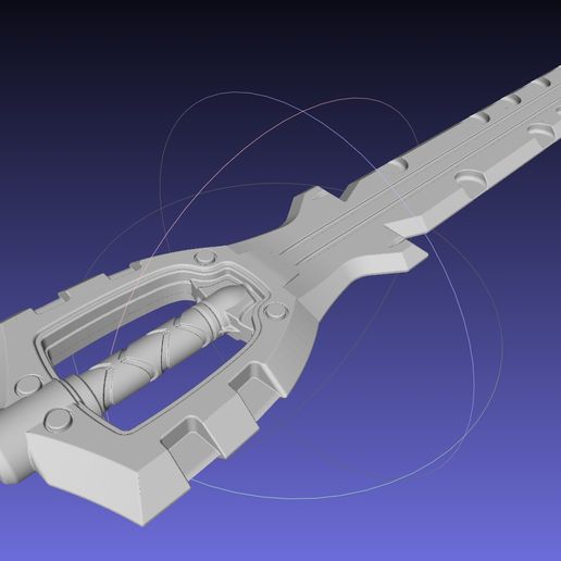 🥰 Kingdom Hearts Braveheart Keyblade Assembly・ STL File for 3D printing ...