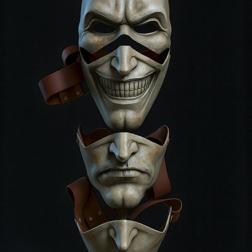 📞 The Grabber Mask Pack (The Black Phone 2)・Free 3D File for 3D ...