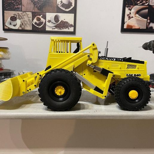 🏗 1/14 volvo lm bm 840 loader rc and static・ STL File for 3D printing・Cults