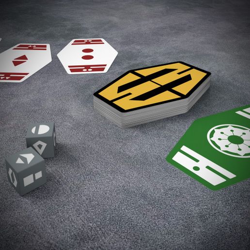 🃏 Sabacc Cards and Spike Dice - printable・ STL File for 3D printing and ...