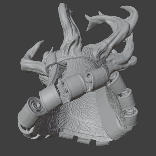 🌳 Crucible Tree Helm - Elden Ring・ STL File for 3D printing・Cults