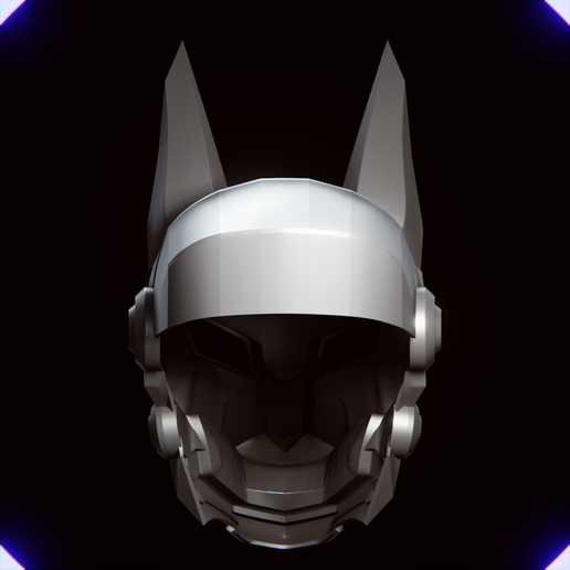🐺 Mecha Wolf mask/helmet Version 1・ STL File for 3D printing・Cults