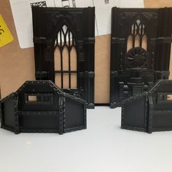 3D printable Single Warhammer 40K Defence Wall・Cults