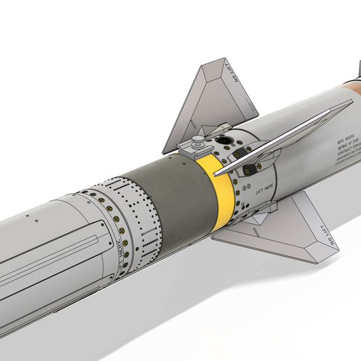 🚀AIM-120 C/D AMRAAM - 1:6 Scale - High Detail -3D Print Ready・ STL File ...