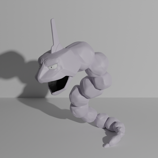 🐉 Onyx pokemon 3D print model・ STL File for ・Cults