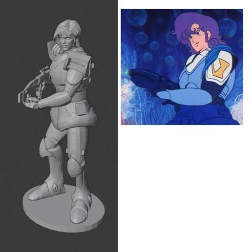 Robotech Masters - Zor Armor - 5 poses - Southern Cross・ STL File for ...