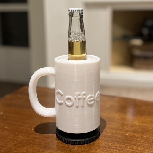 ☕ Coffee Mug (Office Beer Disguise)・Free STL File for 3D printing・Cults