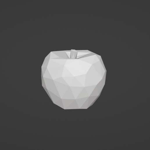 Free STL file Low Poly Apple – Geometric Apple 3D Model 🍎 ・3D printable ...